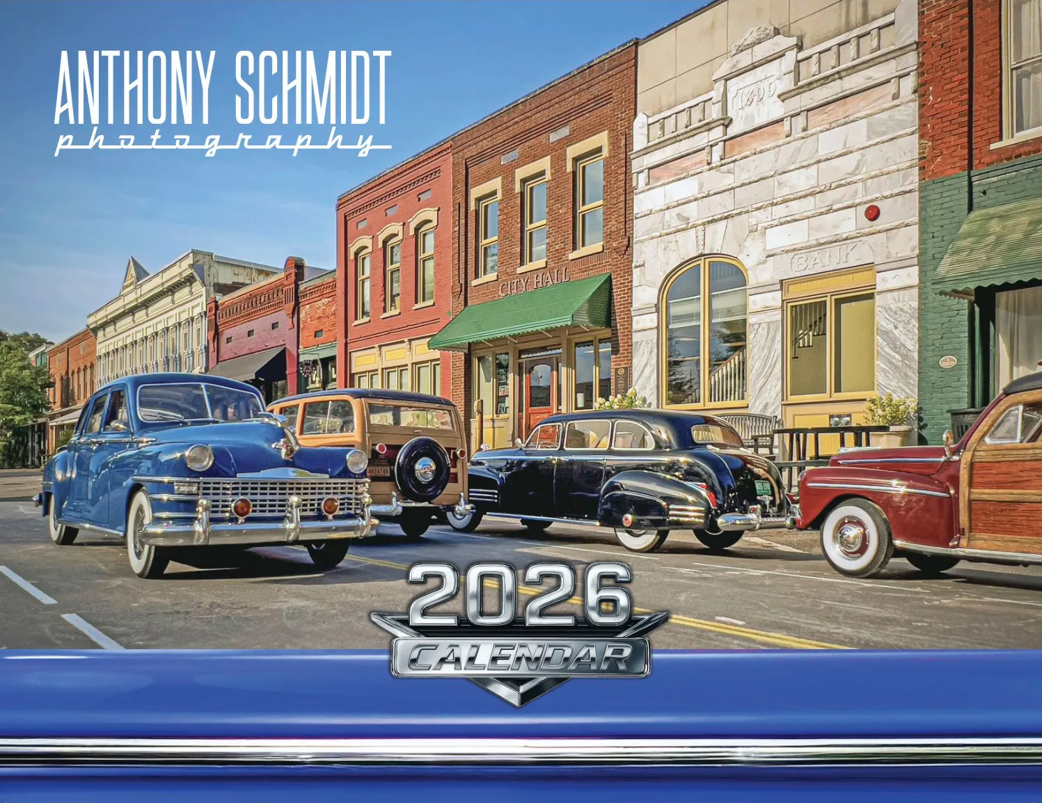 2026 Classic Model Cars by Anthony Schmidt Photography - Wall Calendar
