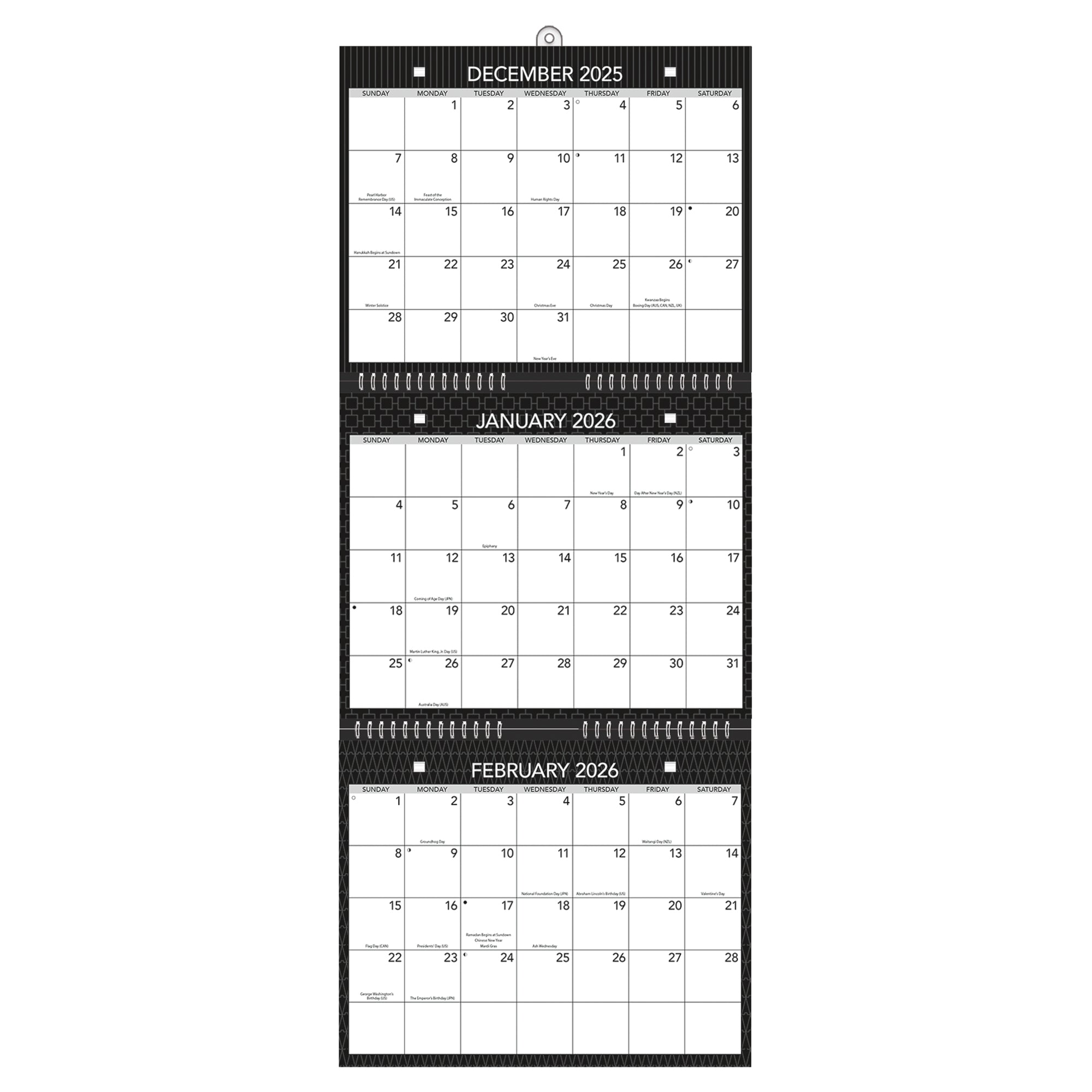 3-Month View Calendars | The Perfect Office Tool
