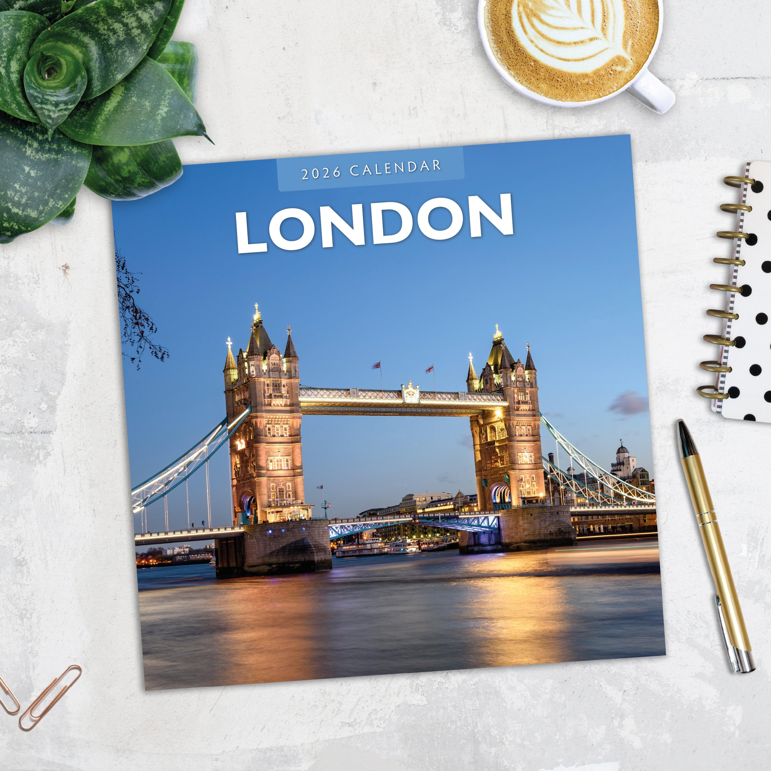 2026 London - Square Wall Calendar