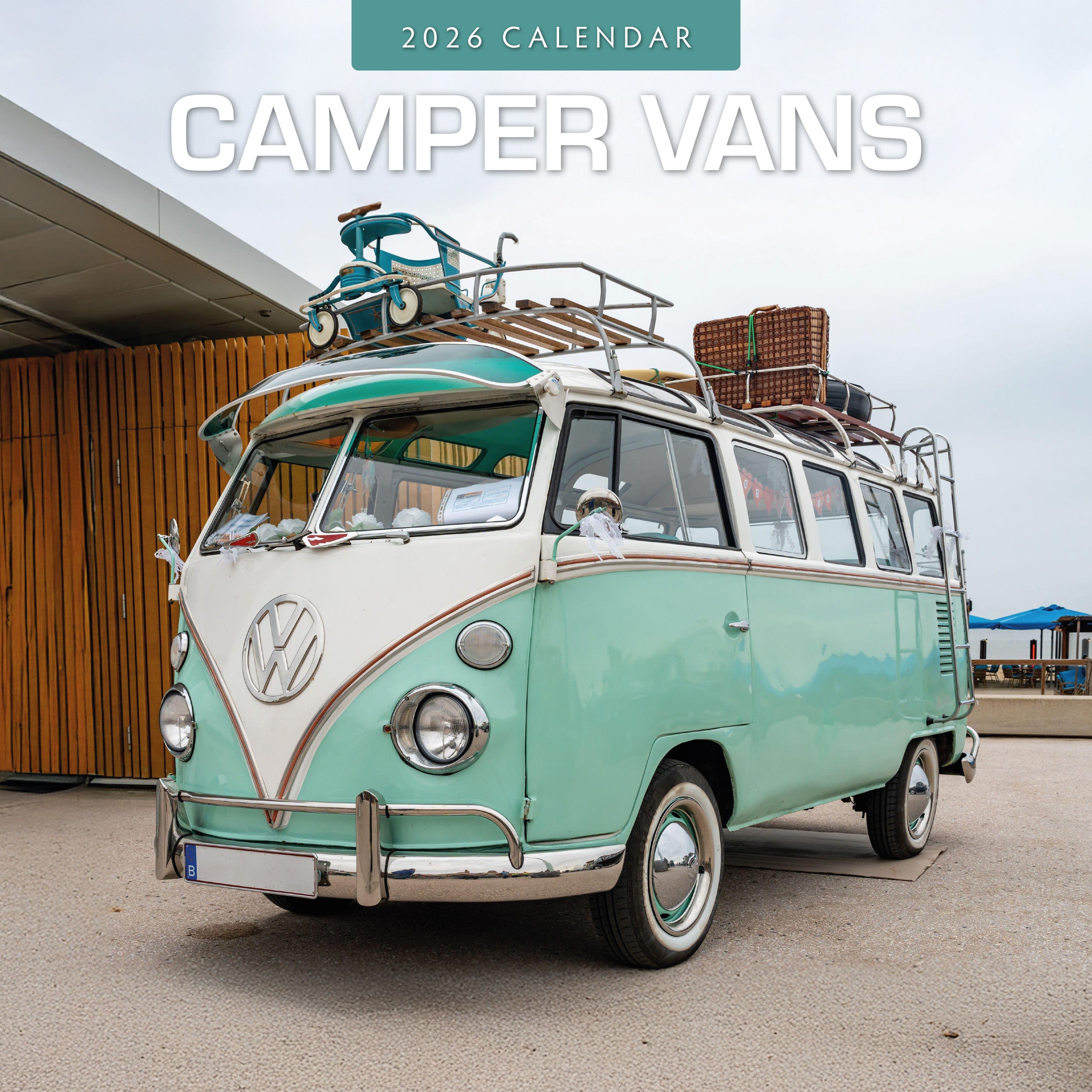 2026 Camper Vans - Square Wall Calendar