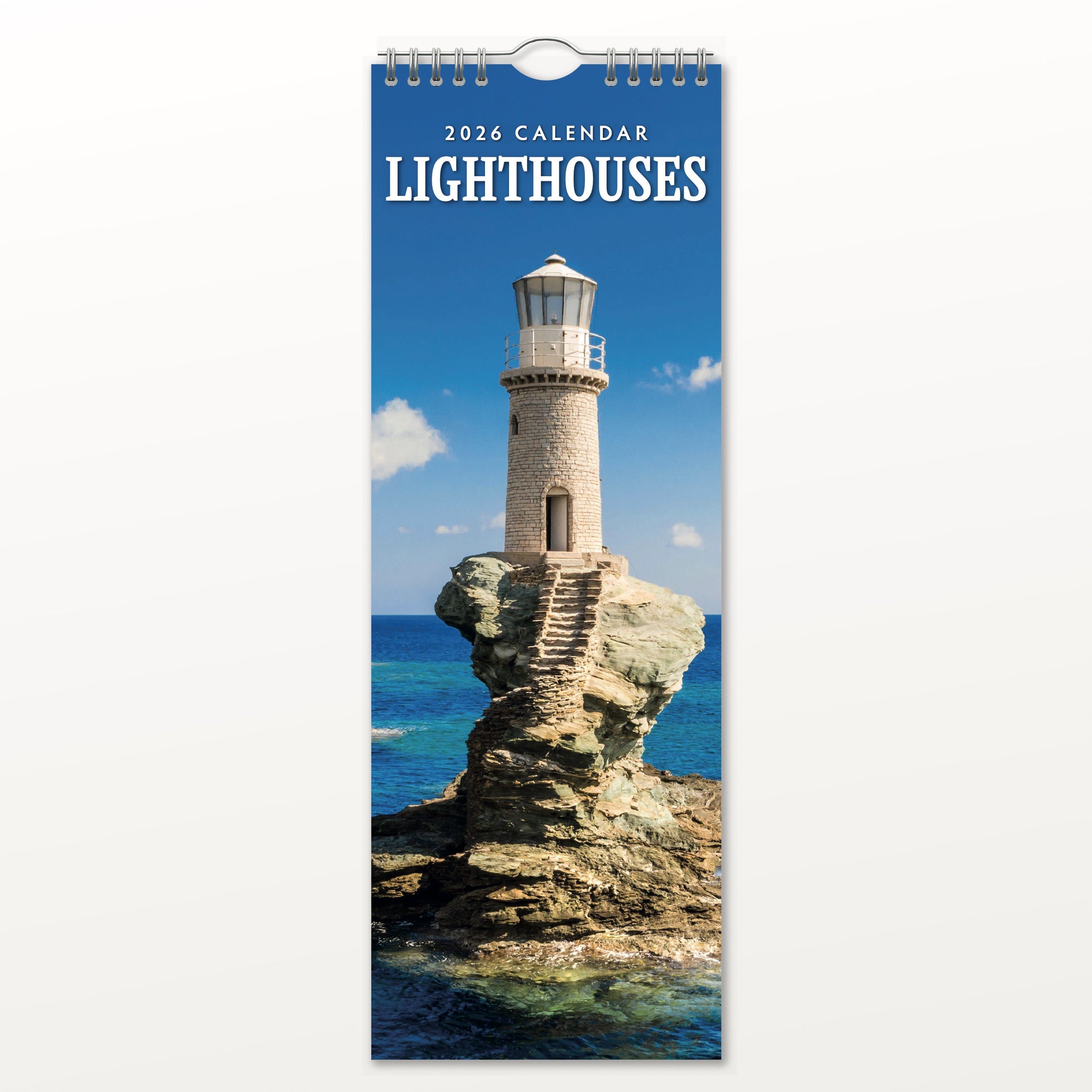 2026 Lighthouses - Slim Wall Calendar