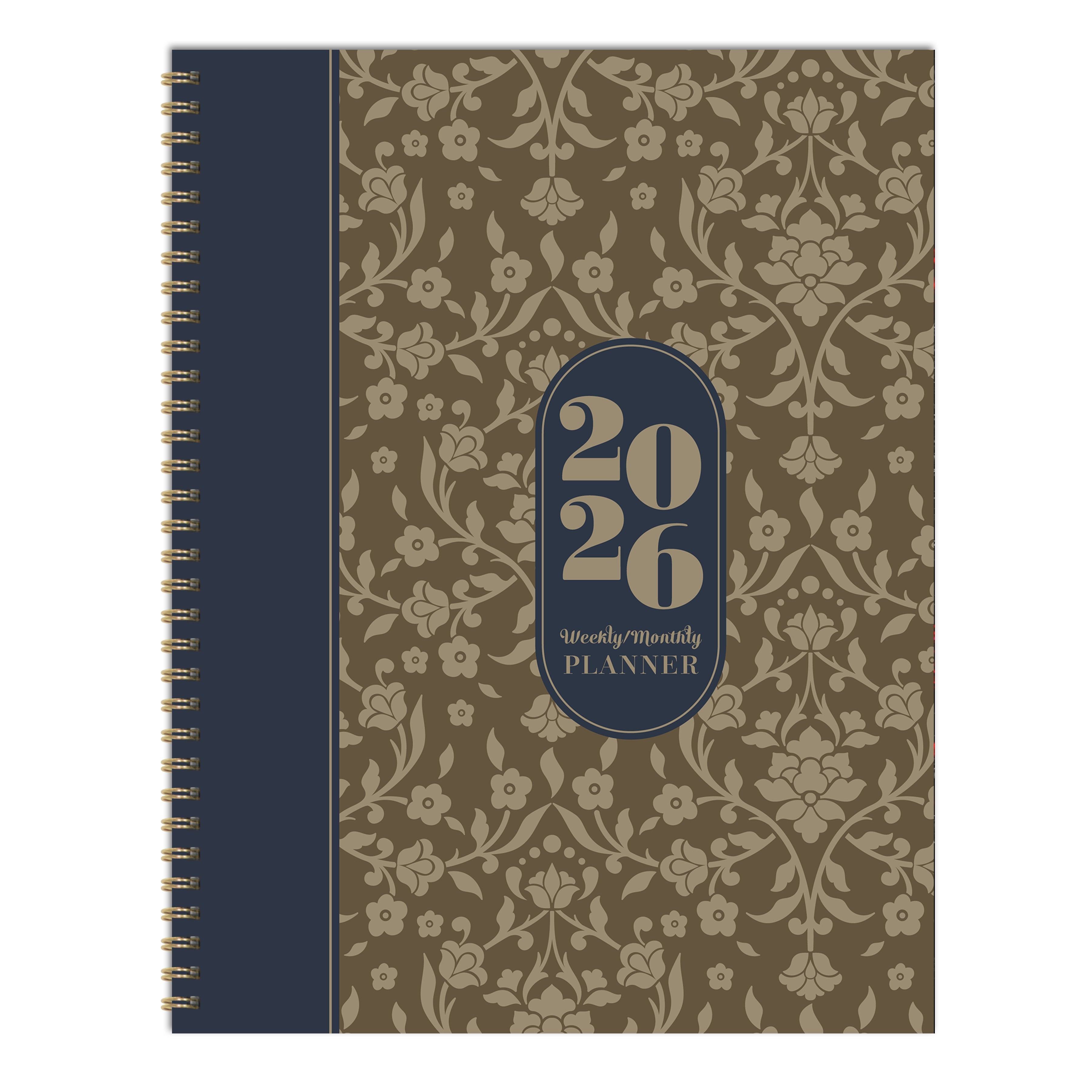 2026 Bonjour Book of Blooms - Large Monthly & Weekly Diary/Planner
