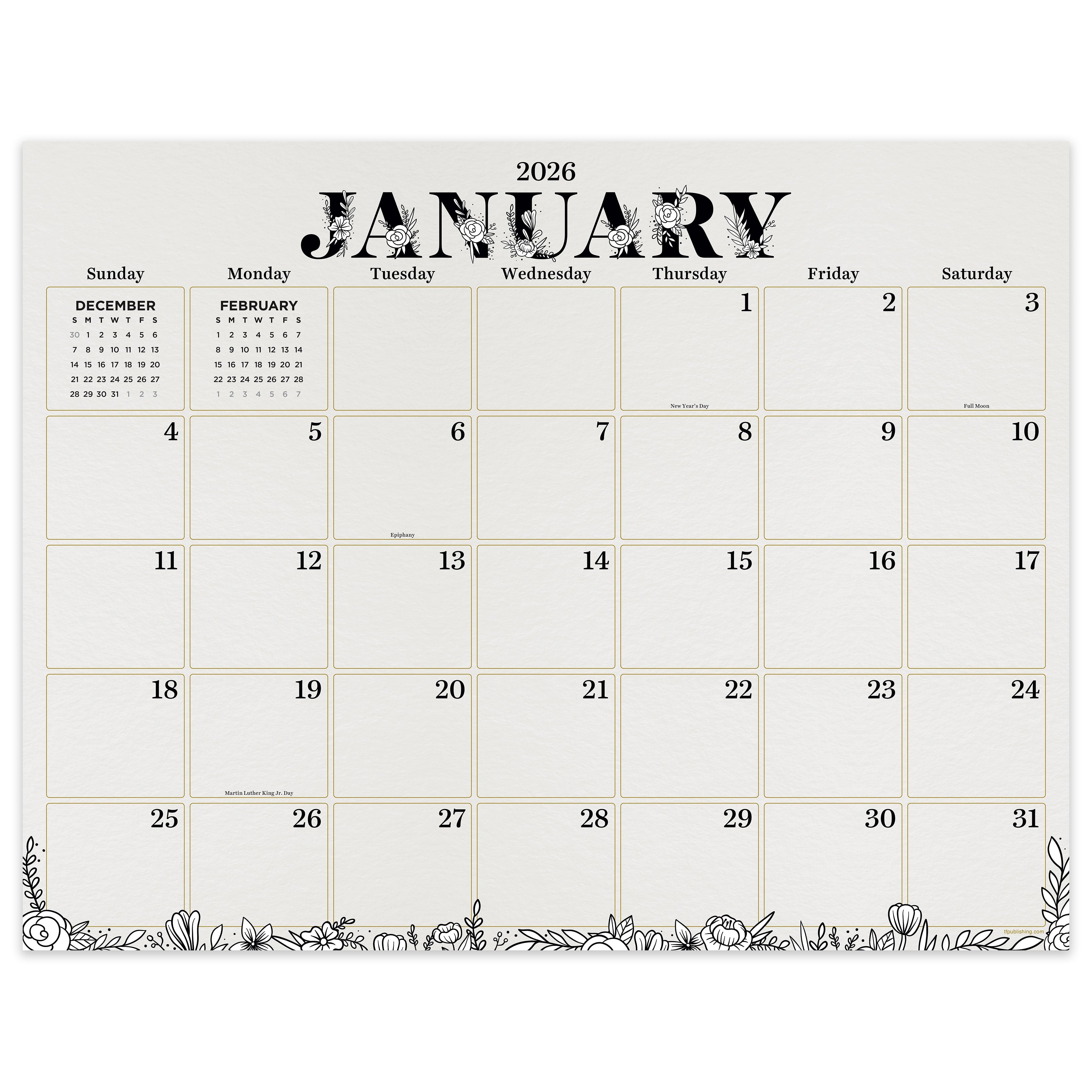 Desk Calendars 2026 – Page-a-Day, Monthly & Desk Pads | Just Calendars