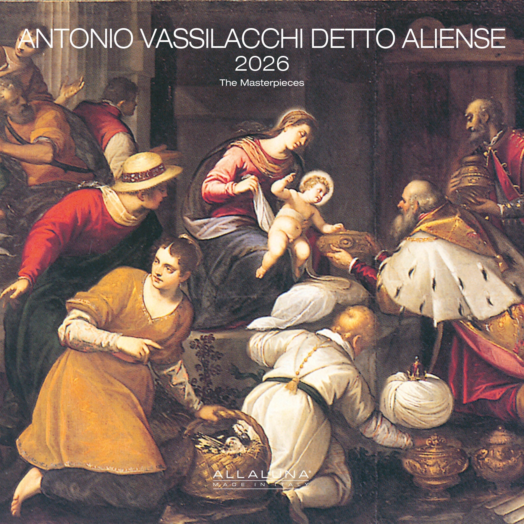2026 Aliense-Antonio Vassilacchi - Square Wall Calendar