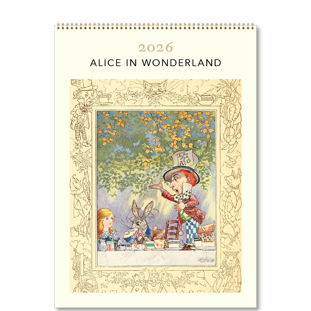 2026 Alice in Wonderland - Deluxe Wall Calendar