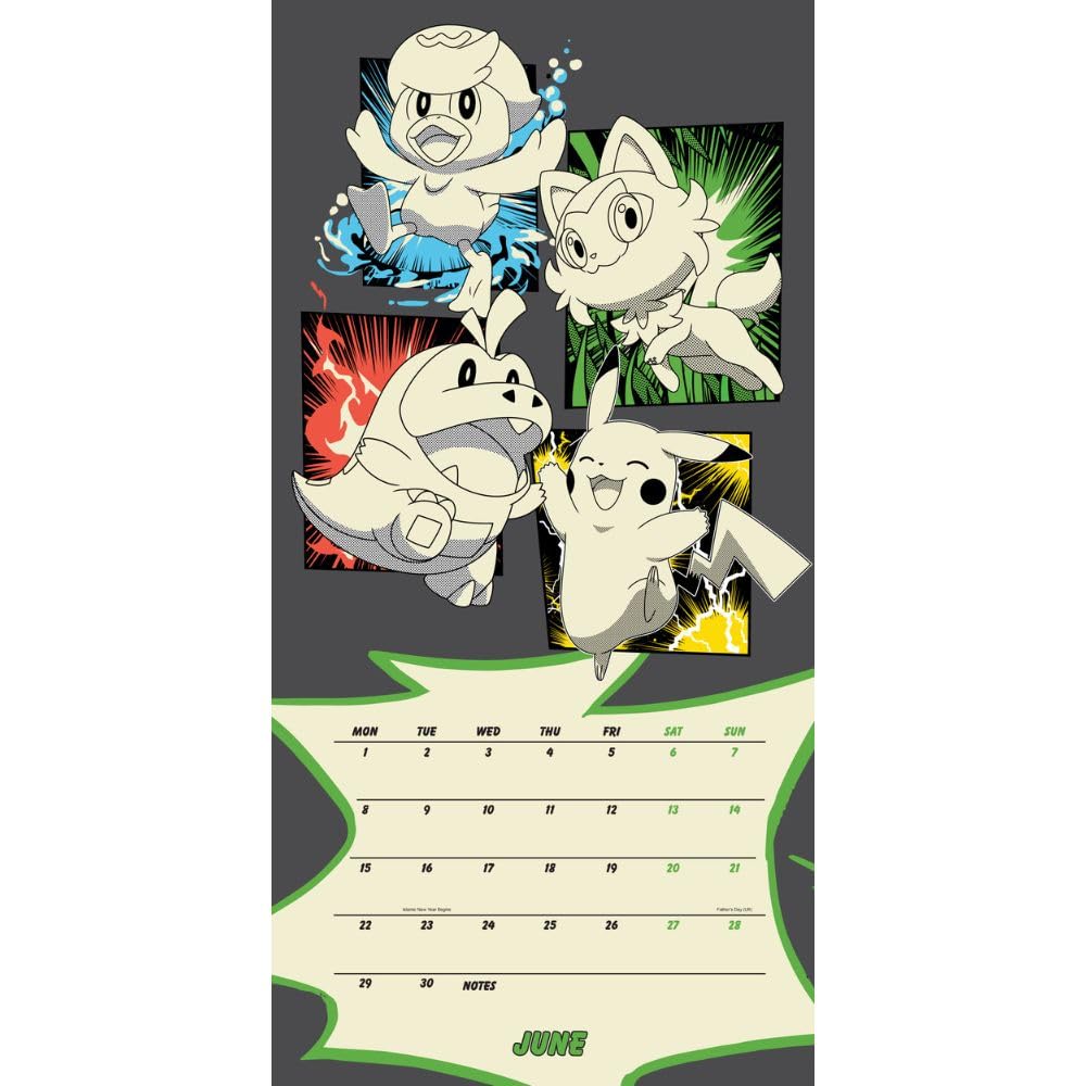 2026 Pokemon - Square Wall Calendar