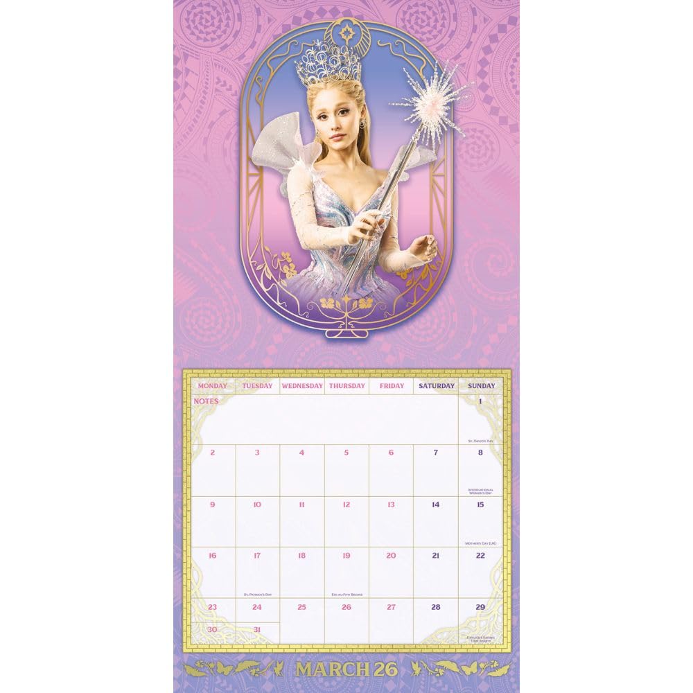 2026 Wicked Movie - Square Wall Calendar