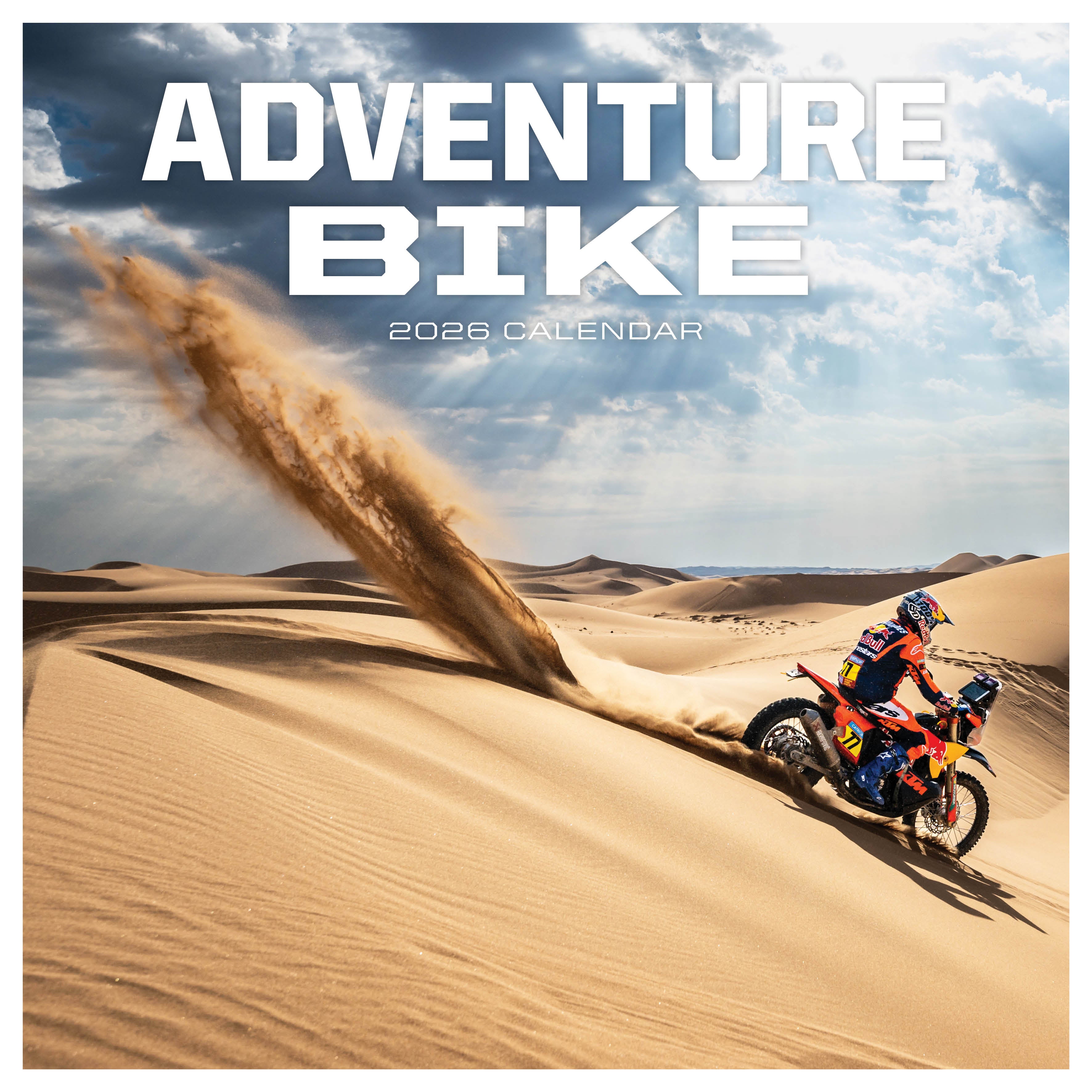 2026 Adventure Bike - Square Wall Calendar
