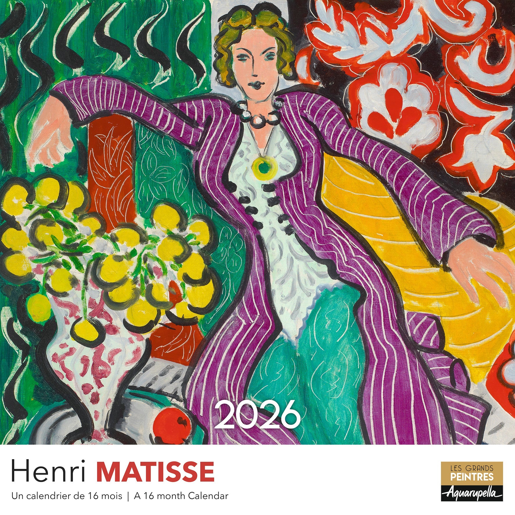 2026 Matisse by Allaluna - Square Wall Calendar