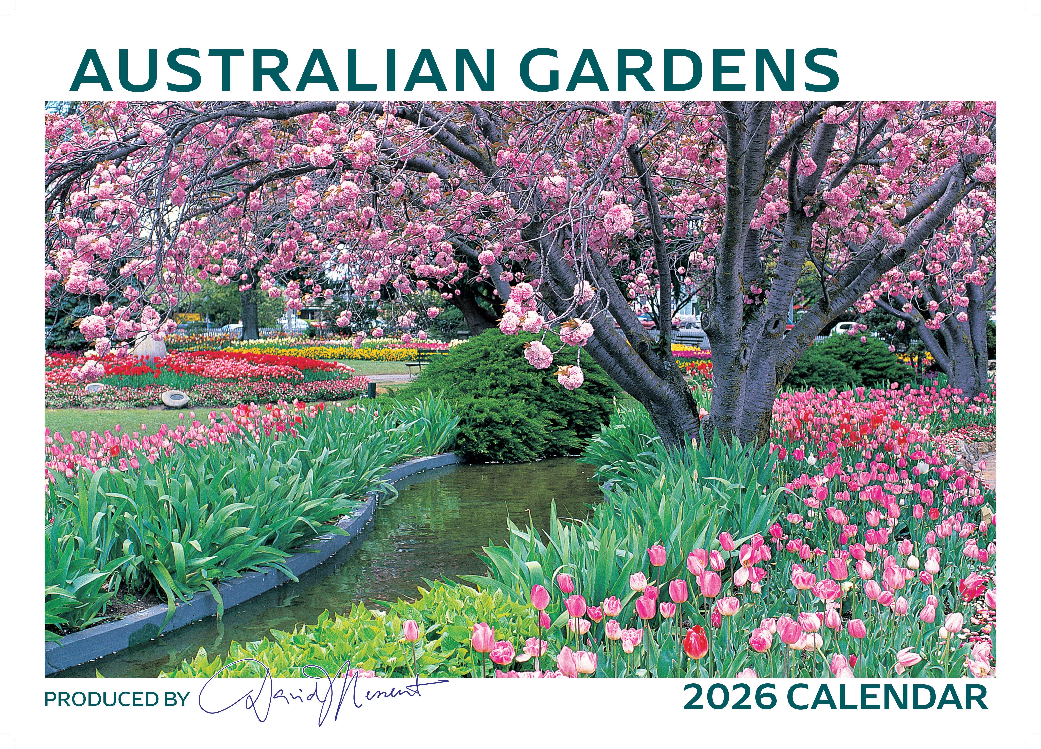 2026 Australian Gardens By David Messent - Horizontal Wall Calendar