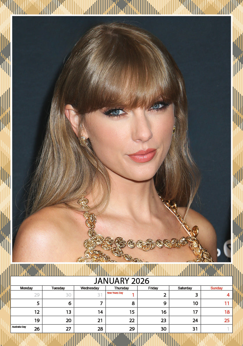 2026 Taylor Swift - A3 Wall Calendar