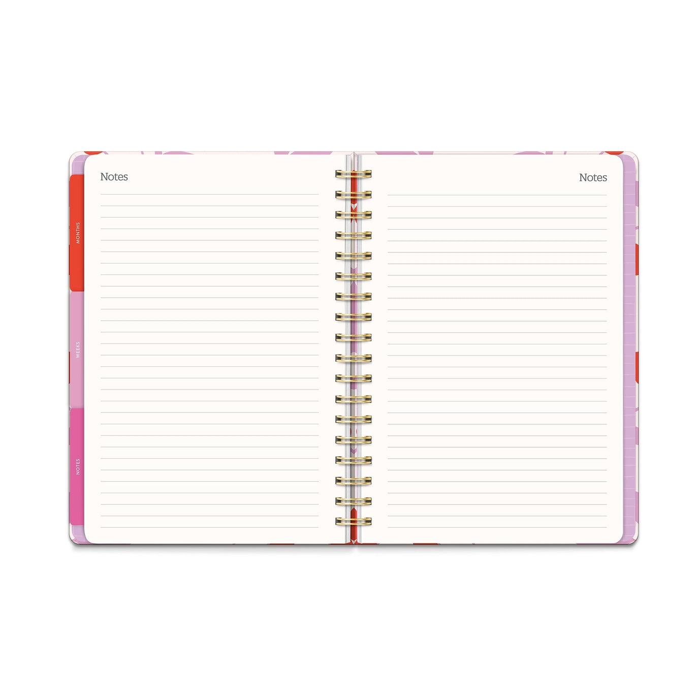 2026 Cherry Sweet - Tri-Tab 17-Month Monthly & Weekly Diary/Planner